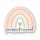 Paraprofessional Gift, Para Teacher Rainbow Sticker | Zazzle