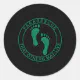 Pararescue Pj Jolly Green Feet 0705201802 Classic Round Sticker | Zazzle