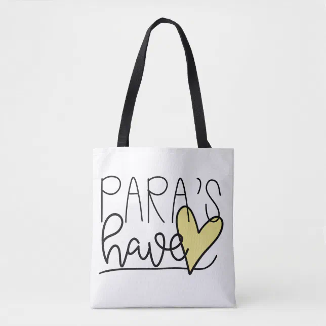 Para's Have Heart Tote | Zazzle