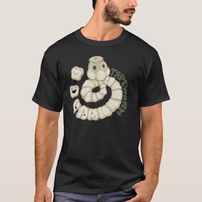 PARASITES: Tapeworm T-Shirt | Zazzle