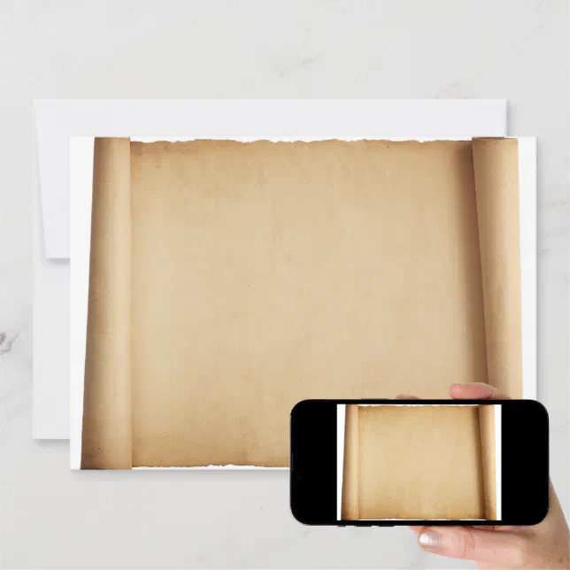 Parchment invitation | Zazzle