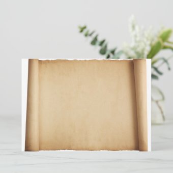 Parchment invitation | Zazzle