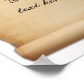 Parchment Proclamation Scroll Poster | Zazzle