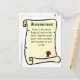 Parchment Scroll Style Announcement Postcard | Zazzle