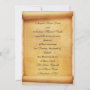 Parchment Scroll Wedding Invitation | Zazzle