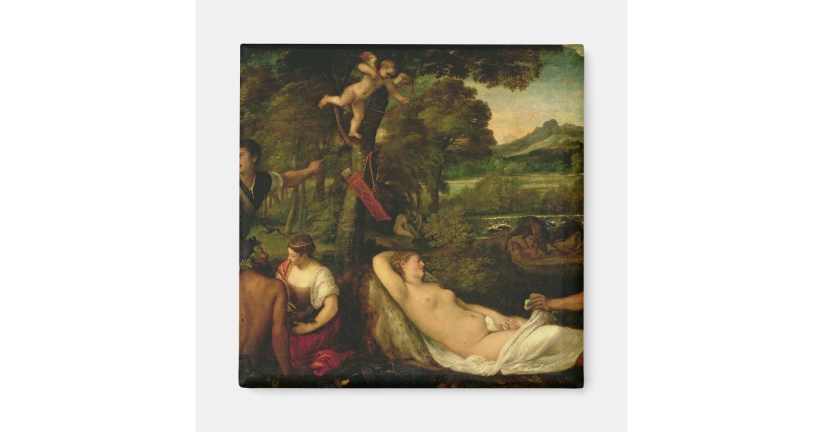 Pardo Venus or Jupiter and Antiope Magnet | Zazzle