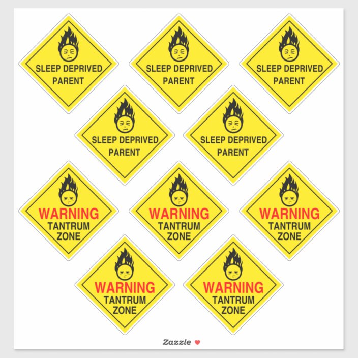 Parental Warning Stickers | Zazzle.com