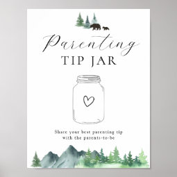 Parenting Tip Jar Poster | Zazzle
