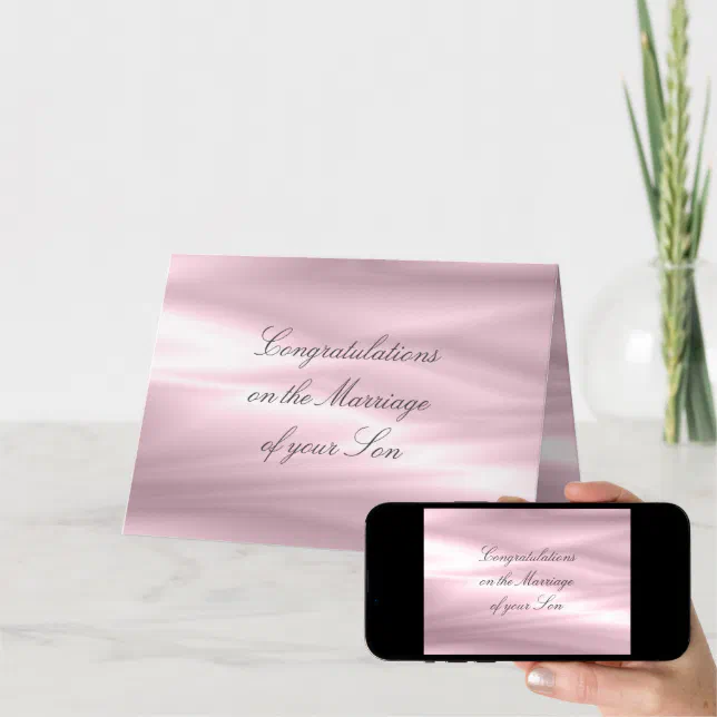 Parents of Bride Congratulations Greetings Card | Zazzle