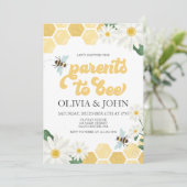 Parents to Bee Baby Shower bumblebee Invitation | Zazzle