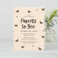 Parents to Bee Bumblebee Floral Baby Shower Invitation | Zazzle