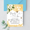 Parents To Bee Honey Bee Theme Baby Shower Invitation | Zazzle