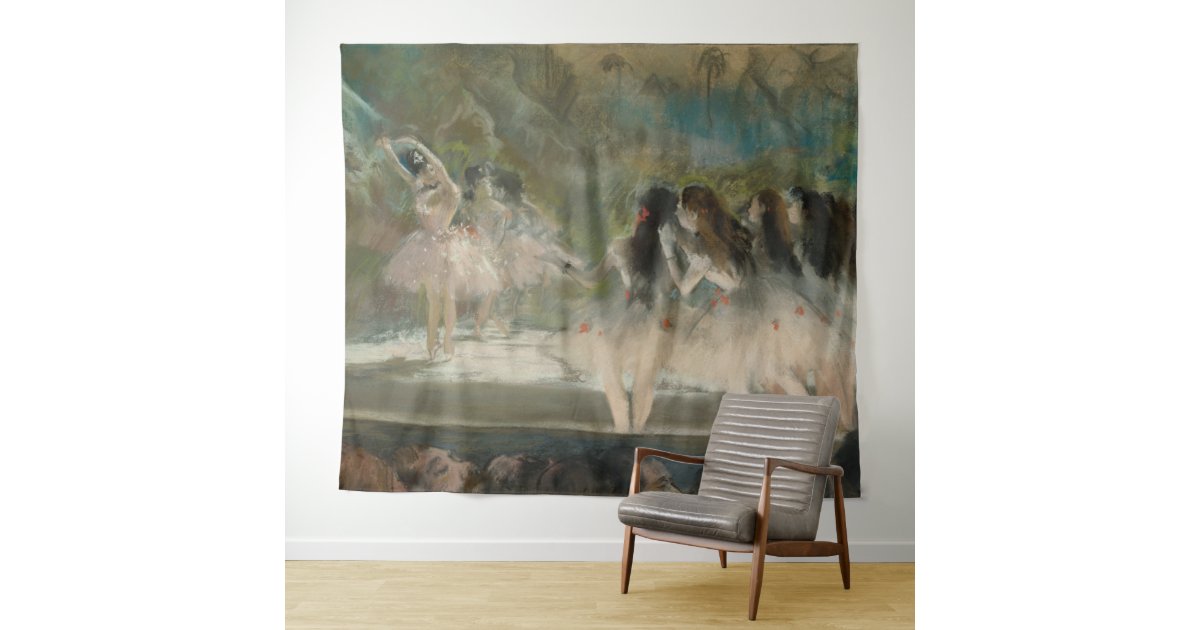 Paris Ballet Fine Art Museum Mural | Wall Tapestry | Zazzle