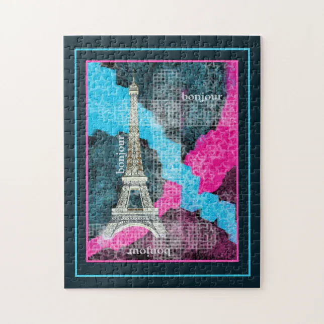 Paris Eiffel Tower Jigsaw Puzzle | Zazzle