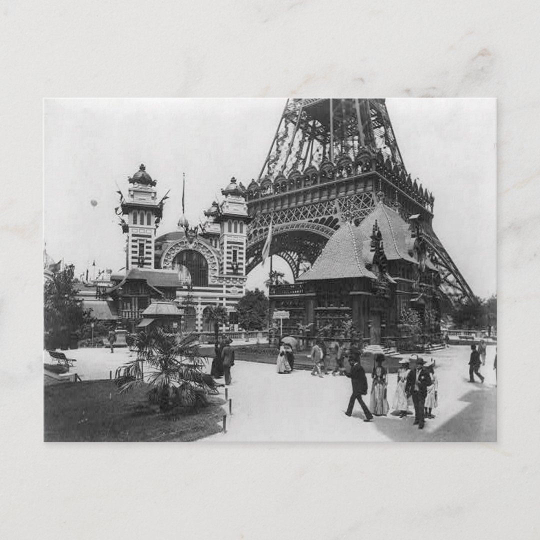 Paris Eiffel tower Postcard | Zazzle