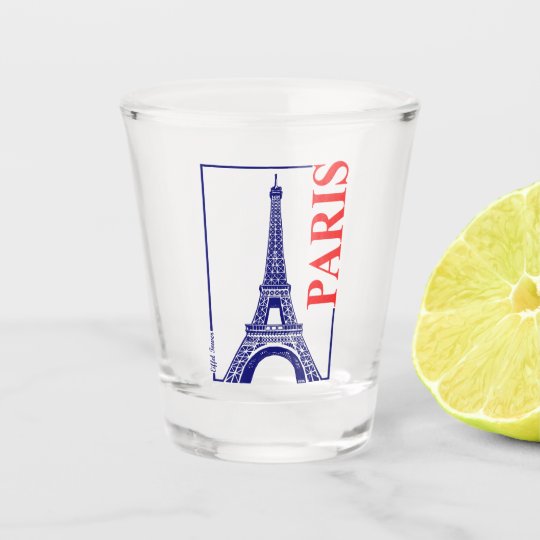 Paris-Eiffel Tower Shot Glass | Zazzle.com