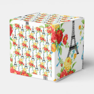 Paris Favor Boxes | Zazzle
