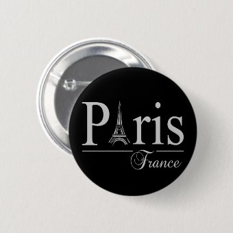 Paris France button | Zazzle