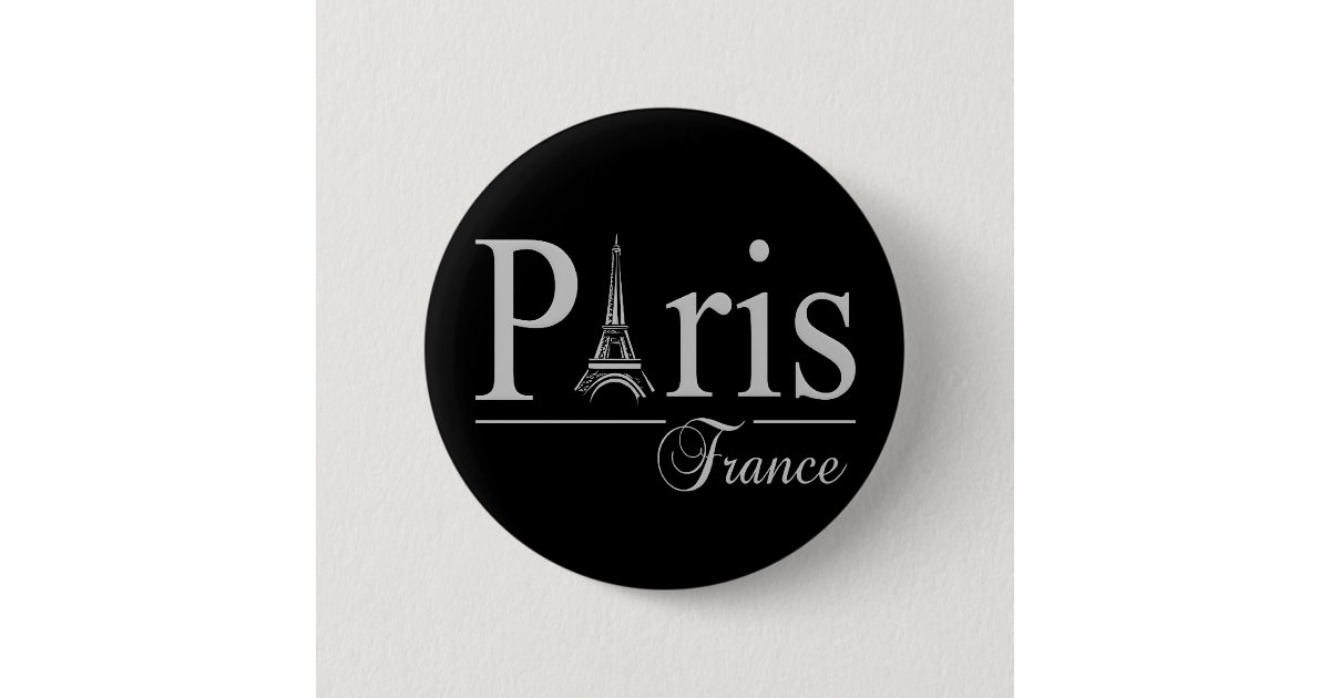 Paris France button | Zazzle