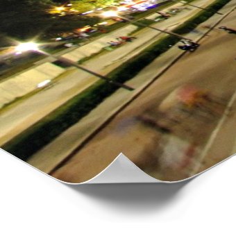 Paris, France - Eiffel at night Poster | Zazzle