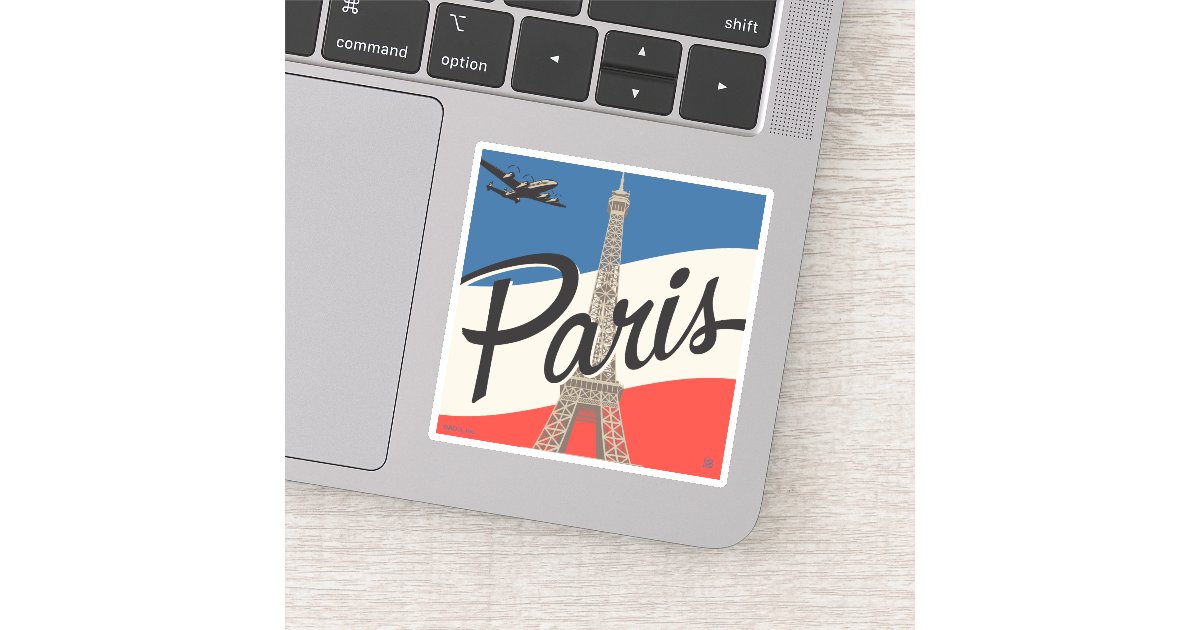 Paris France | Eiffel Tower Sticker | Zazzle