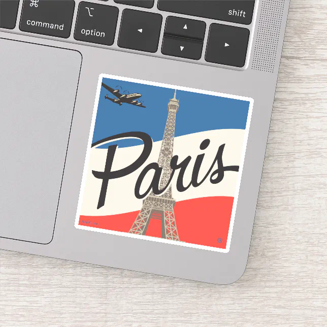 Paris France | Eiffel Tower Sticker | Zazzle