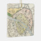 Paris, France: Historical, Vintage Map Ceramic Ornament | Zazzle