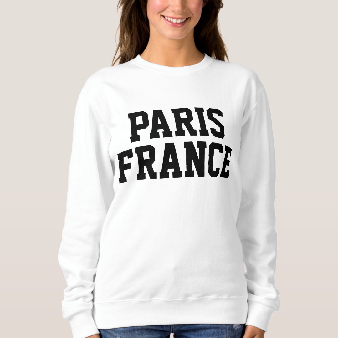 Paris France Ladies Sweater | Zazzle