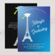 Paris French Eiffel Tower Graduation Party Invitation | Zazzle