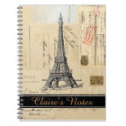Eiffel Tower French Notebook | Zazzle.com