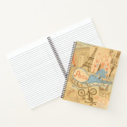 Paris in France Notebook | Zazzle