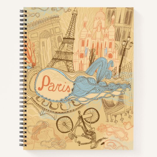 Paris in France Notebook | Zazzle.com
