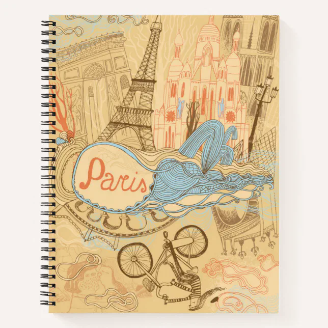 Paris in France Notebook | Zazzle
