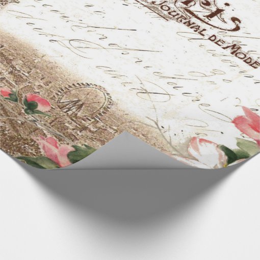 Paris in Spring Wrapping Paper | Zazzle