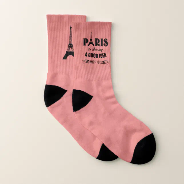 Paris is always a good idea socks | Zazzle