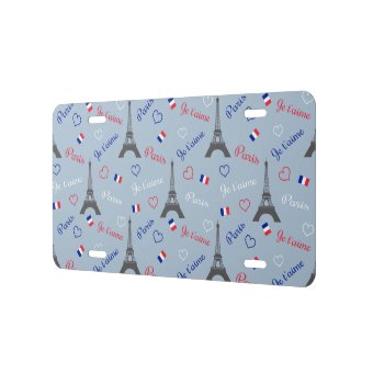 Paris License Plate | Zazzle