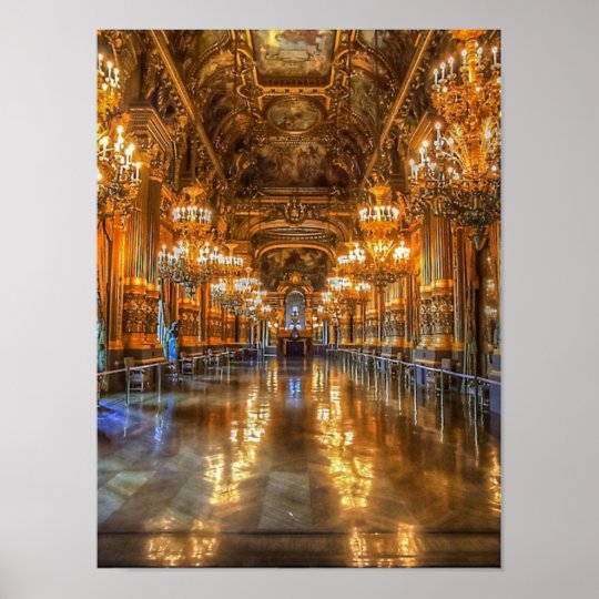 Paris Opera House Poster | Zazzle.com