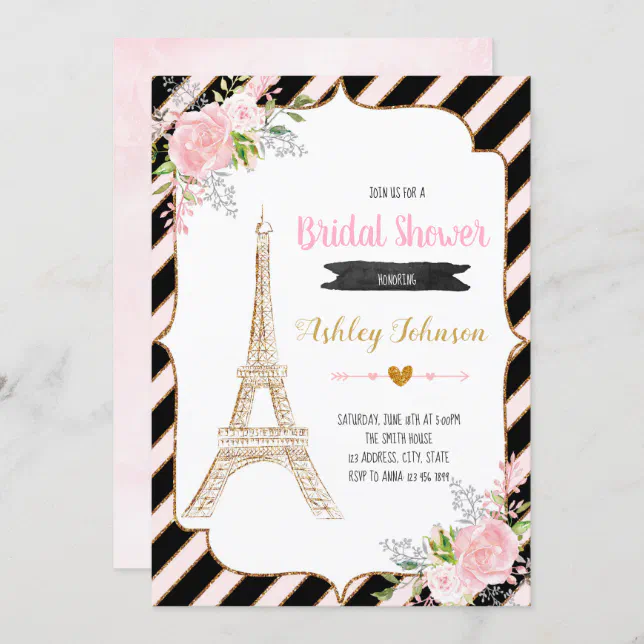 Paris party invitation | Zazzle