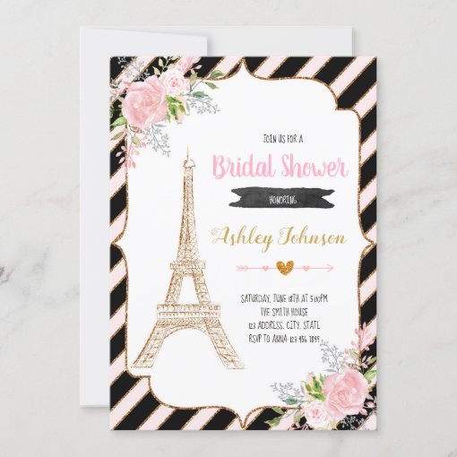 Paris party invitation | Zazzle