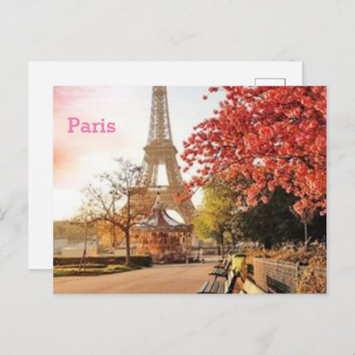 paris postcard | Zazzle