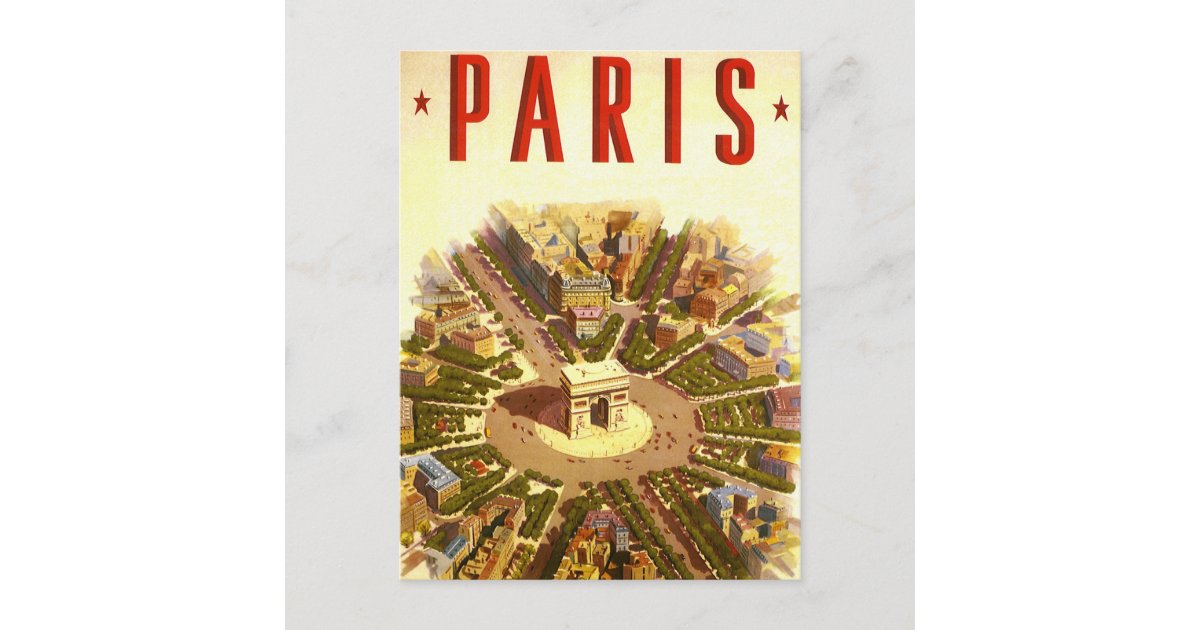 Paris Postcard | Zazzle