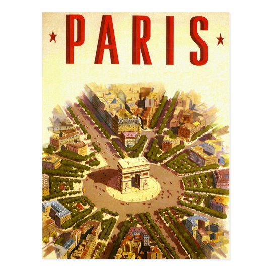 Paris Postcard | Zazzle.com
