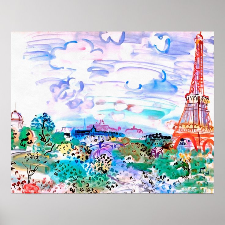 Paris Raoul Dufy Poster | Zazzle