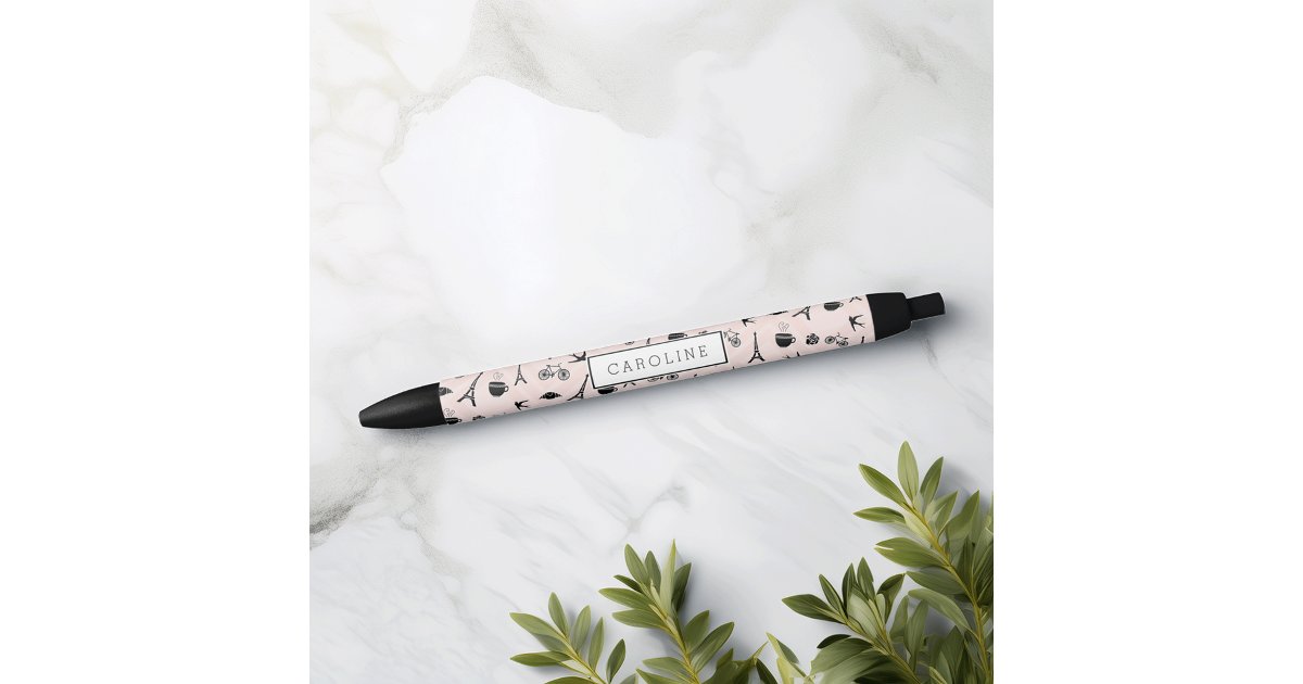 Paris Romance Personalized Pen | Zazzle
