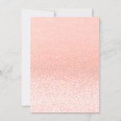 Paris Rose Gold Glitter Lights Sweet 16 Thank You Card | Zazzle