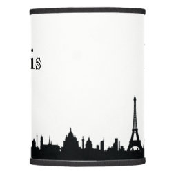 Paris Skyline Silhouette Lamp Shade | Zazzle