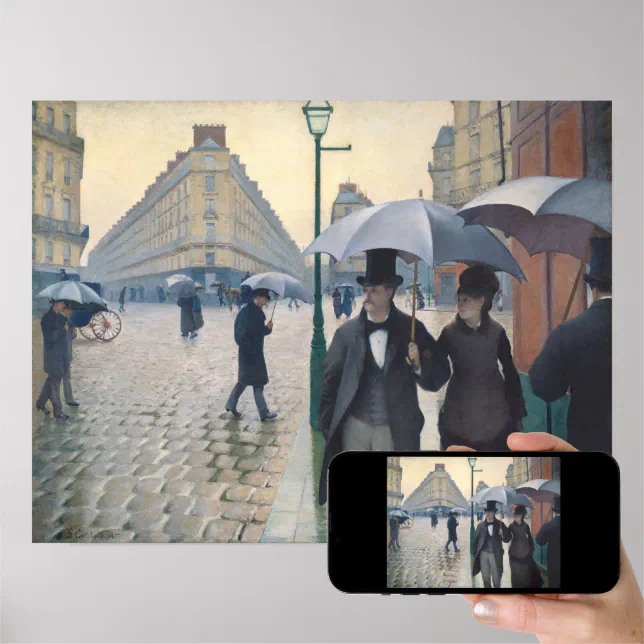 Paris Street; Rainy Day Poster | Zazzle