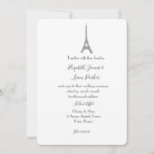 Paris Wedding Invitation | Zazzle