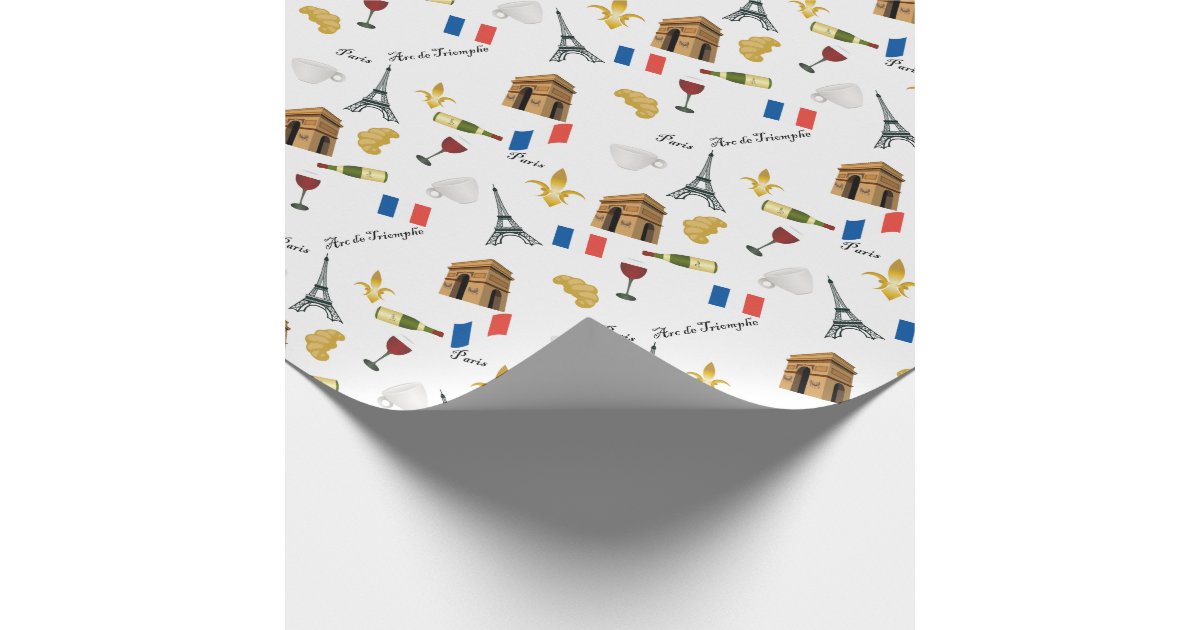 Parisian Wrapping Paper | Zazzle