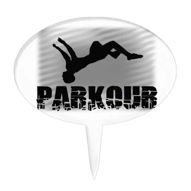 Parkour Athlete Cake Topper | Zazzle
